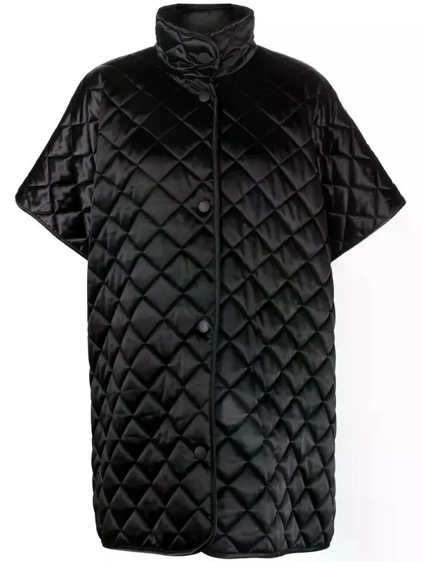 Moschino Quilted Short-sleeve Coat