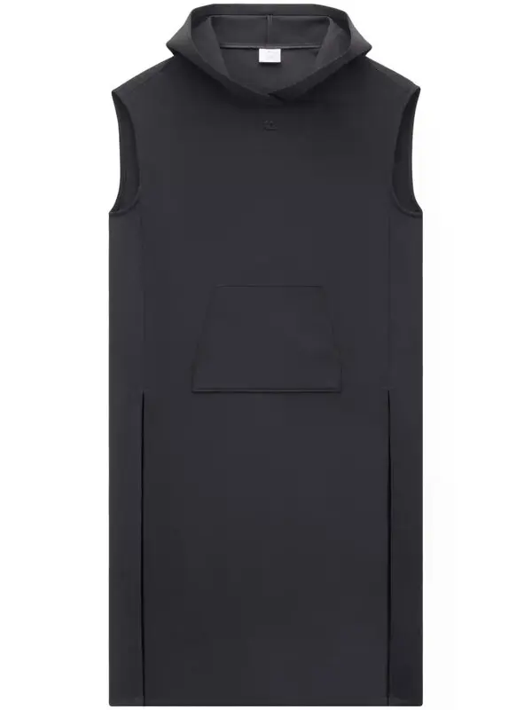 COURREGES Cocoon Hooded Midi Dress