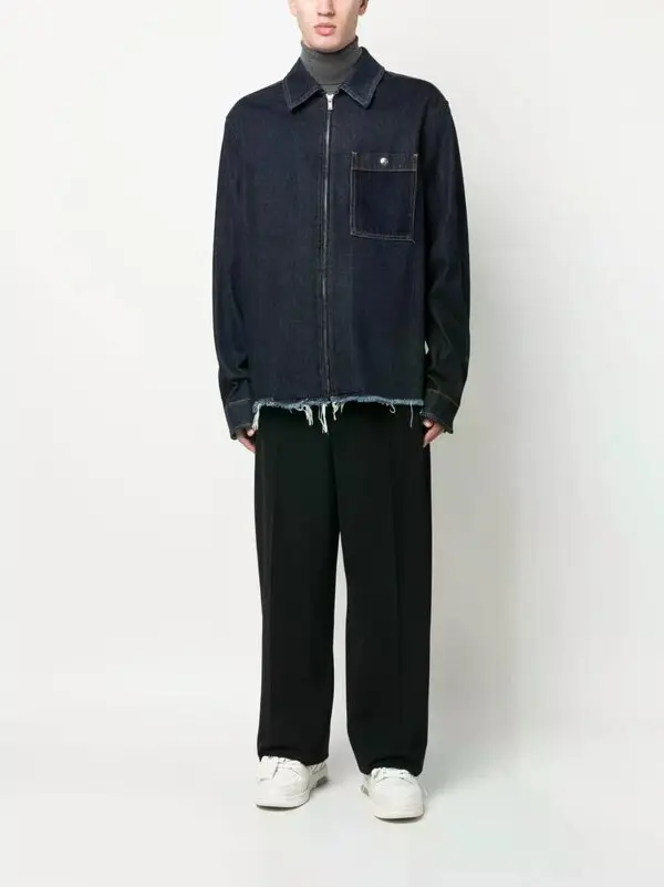 LANVIN Raw-cut Denim Jacket