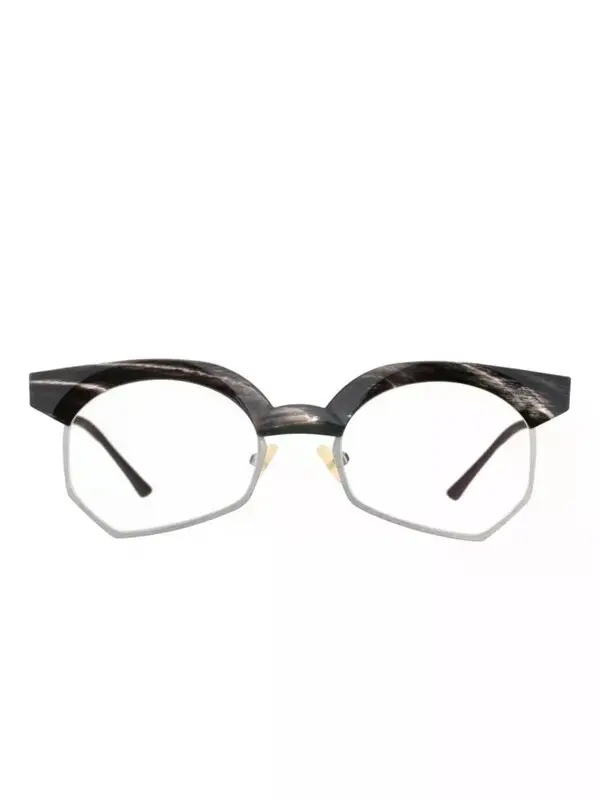 RIGARDS Geometric-frame Glasses - Black