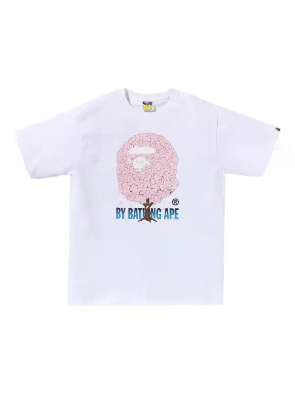 A BATHING APE Sakura Graphic T-shirt - White