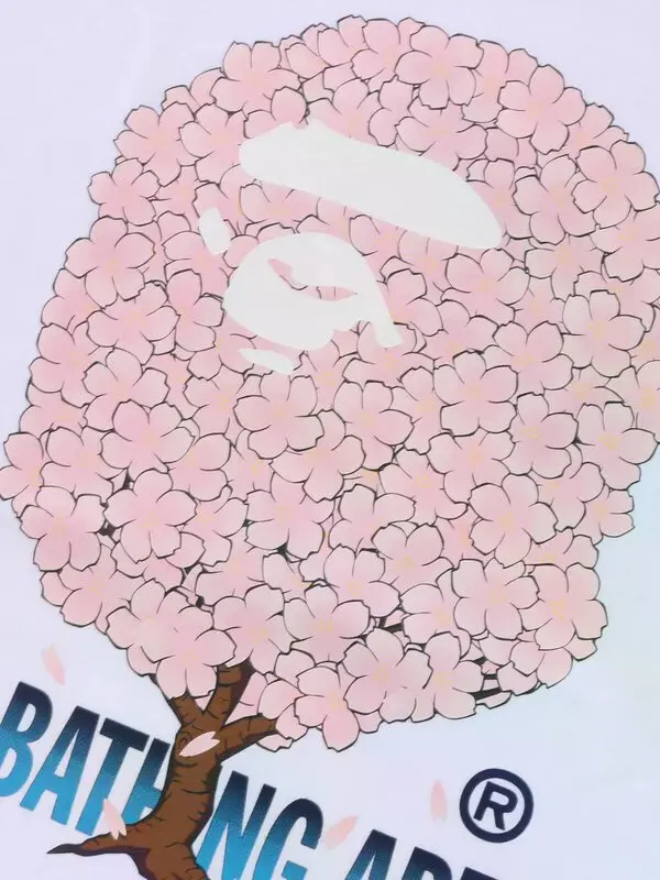 A BATHING APE Sakura Graphic T-shirt - White