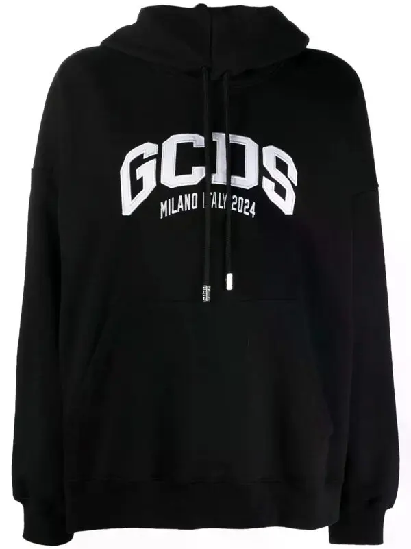 Gcds Cotton Logo Hoodie