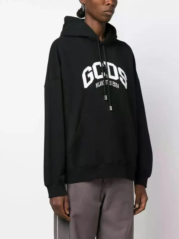 Gcds Cotton Logo Hoodie