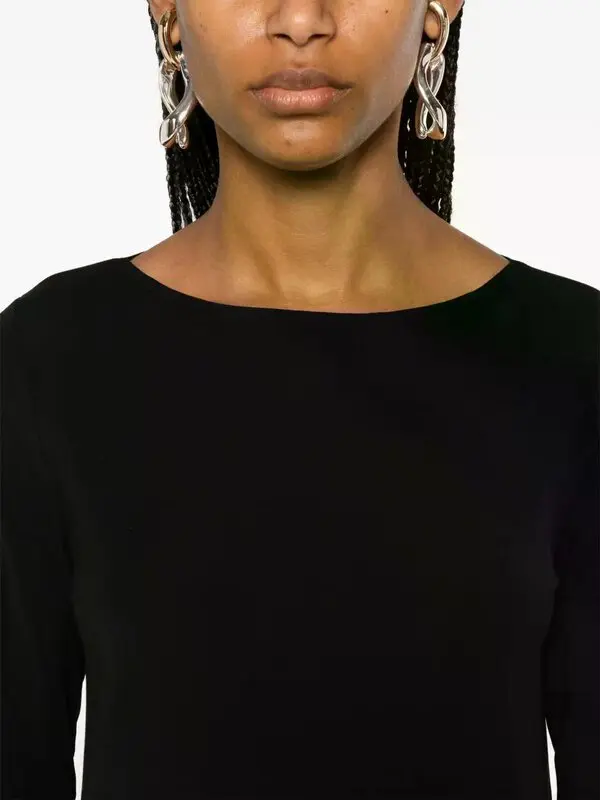 Wolford Long Sleeve Pure T-shirt - Black