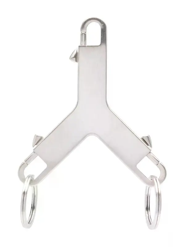 Rick Owens Cerberus Brushed-finish Keychain - Silver