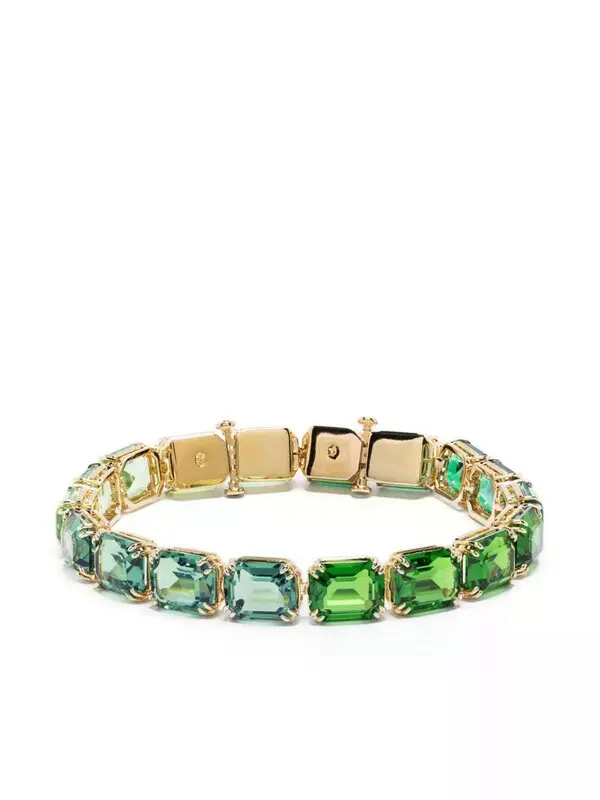 SWAROVSKI Millenia Crystal Tennis Bracelet - Green