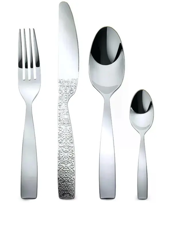 ALESSI Dressed Cutlery Set - Silver