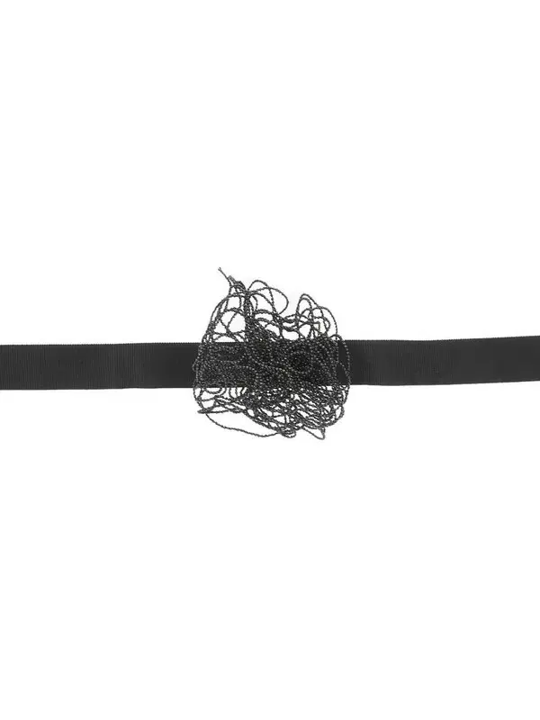 Brunello Cucinelli Beaded Silk Bracelet - Black