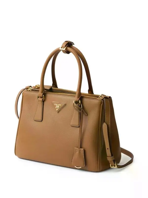 Prada Medium Galleria Tote Bag - Brown