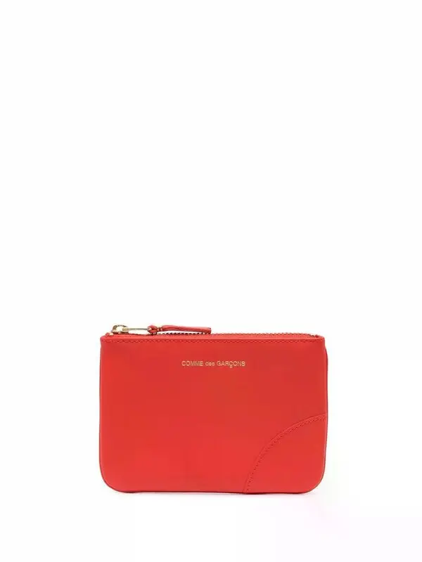 Comme Des Garçons Classic Leather Line' Card Holder - Orange