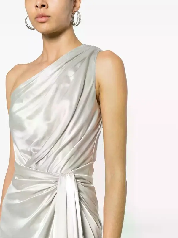 Dolce & Gabbana Off-shoulder Silk Gown