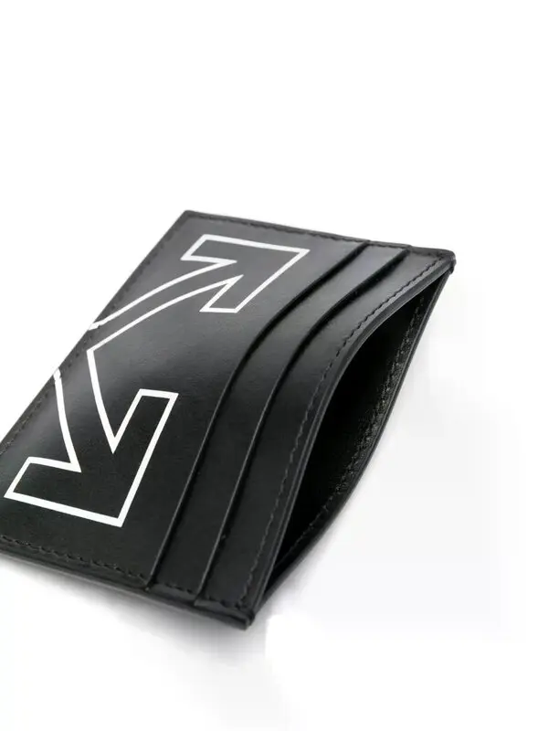 Off-White Heritage Card Holder - Black