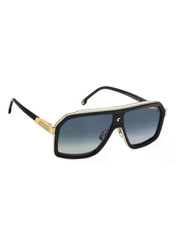 Carrera Eyewear Aviator Sunglasses With Logo Print - Black