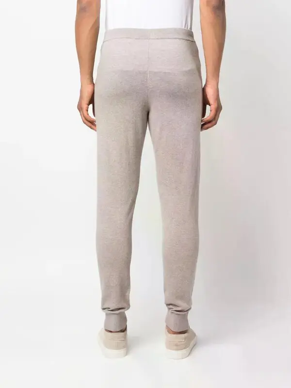 Corneliani Skinny Knitted Track Pants - Neutrals