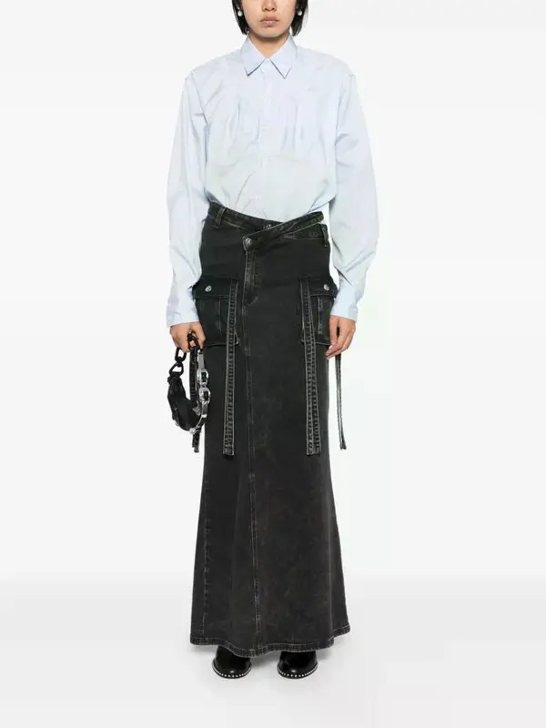 Vaquera Cotton Shirt With Bra Detail