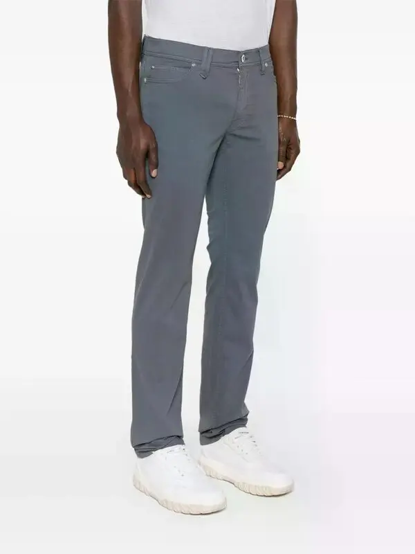Brioni Chamonix Straight-leg Jeans - Grey