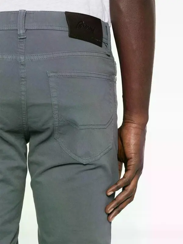 Brioni Chamonix Straight-leg Jeans - Grey