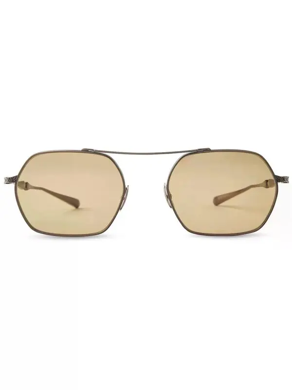 MR. LEIGHT Ryder Geometric-frame Sunglasses - Silver