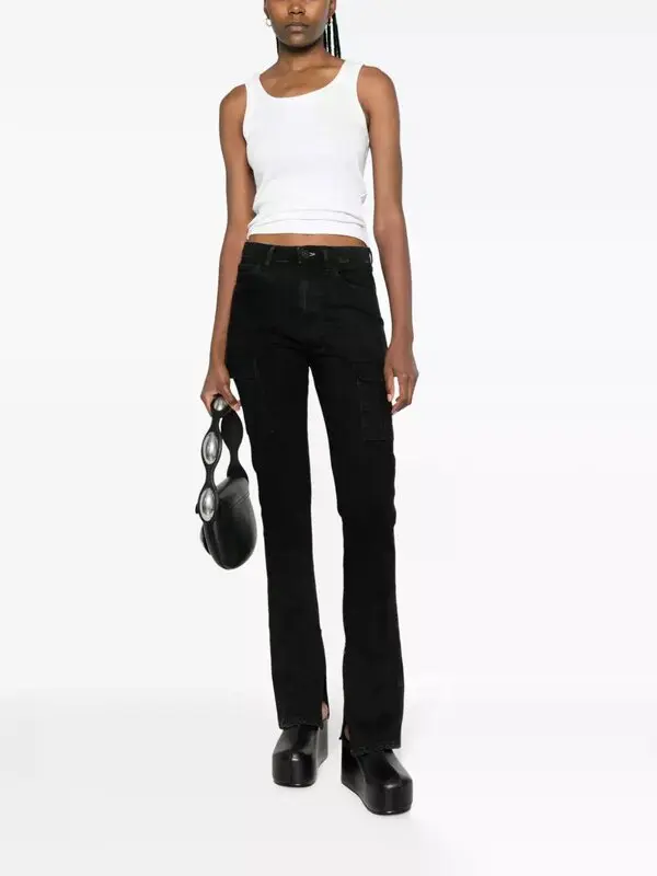 3x1 Cargo Pockets Straight Leg Jeans