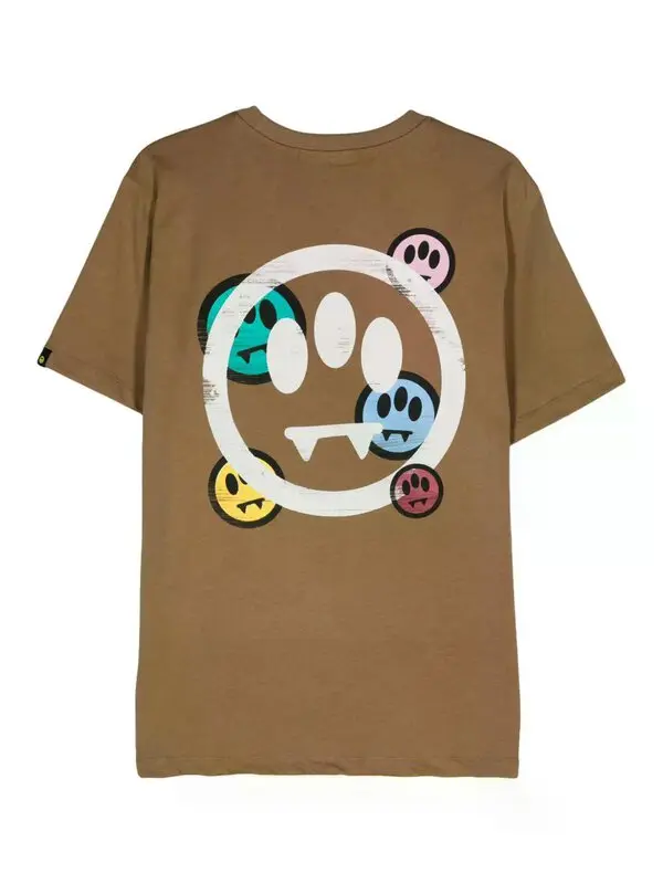 BARROW Logo-print T-shirt - Brown