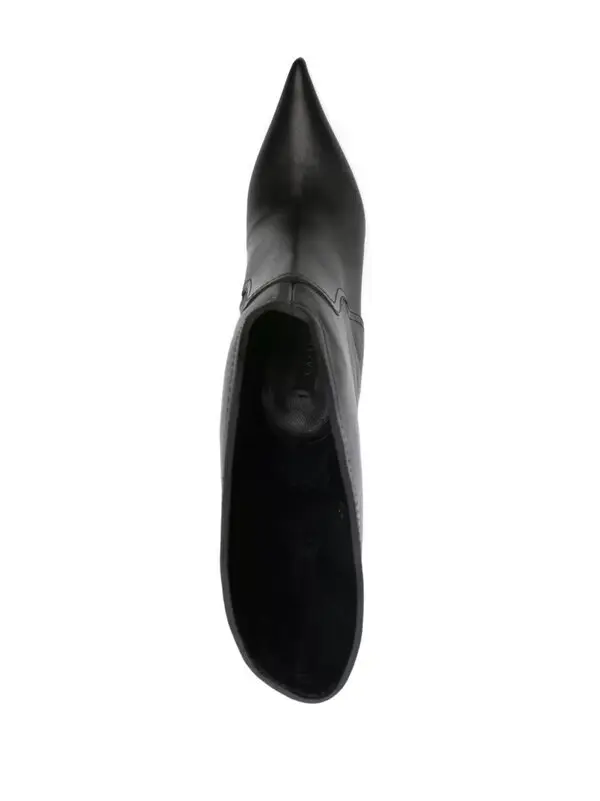 Casadei 100mm Blade Heel Leather Boots