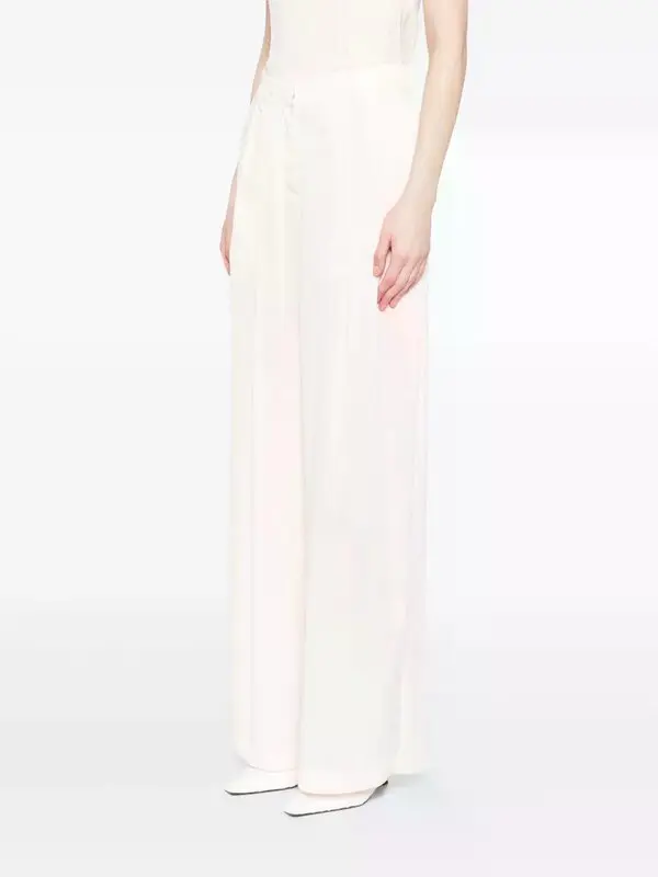 Goen.j Cream White Palazzo Pants - Neutrals