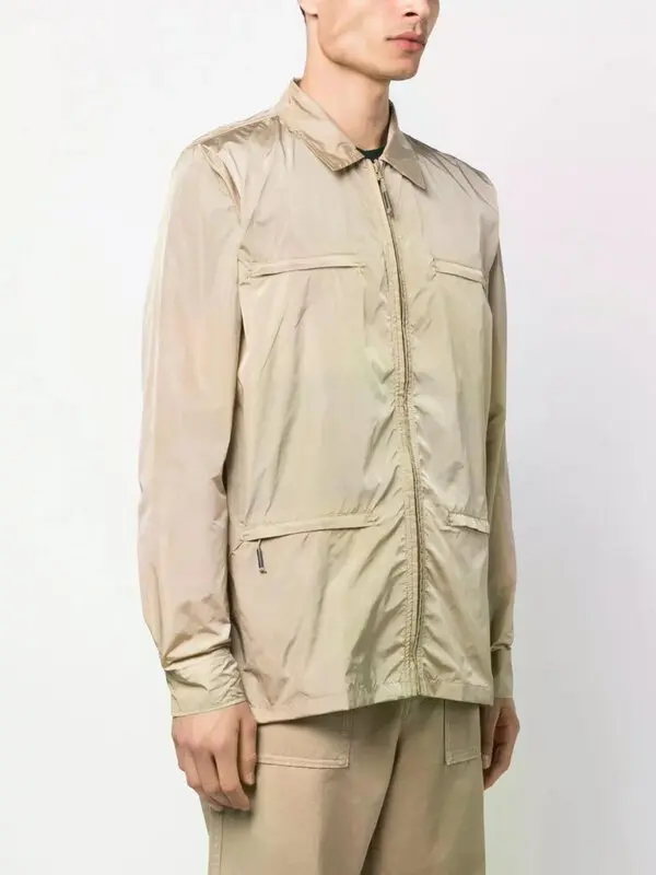 Rains Zip-up Shirt Jacket