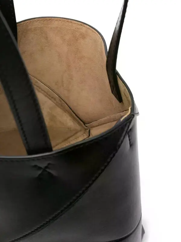 Loewe Mini Puzzle Fold Tote Bag - Black