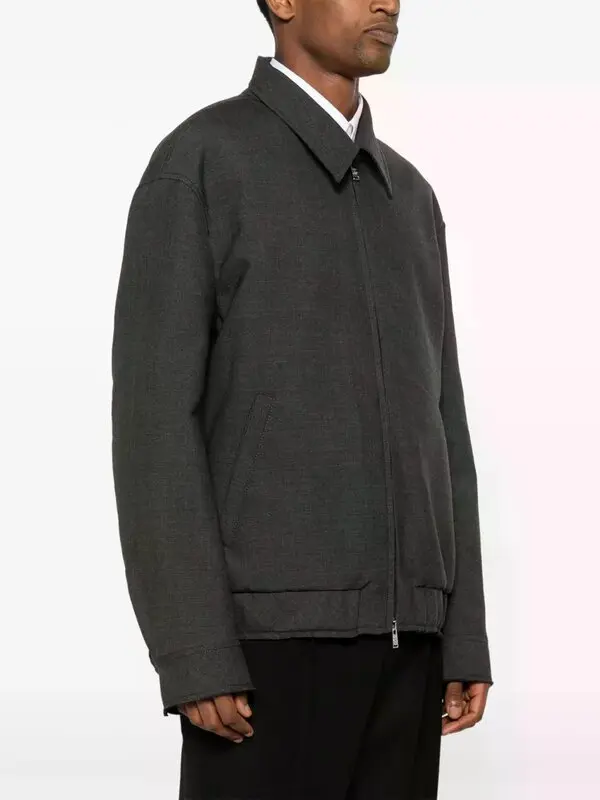 LANVIN Zip-up Wool Jacket