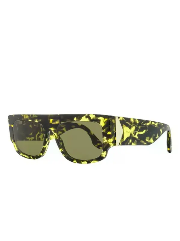 Victoria Beckham Rectangle Frame Sunglasses - Yellow