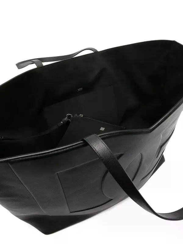 Dolce & Gabbana Dg Logo Leather Tote Bag