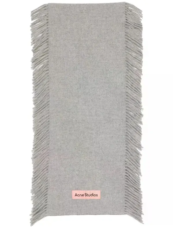 Acne Studios Wool Fringed-edge Scarf