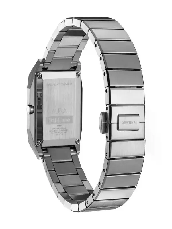 D1 MILANO Rectangular Stainless Steel Watch - Silver