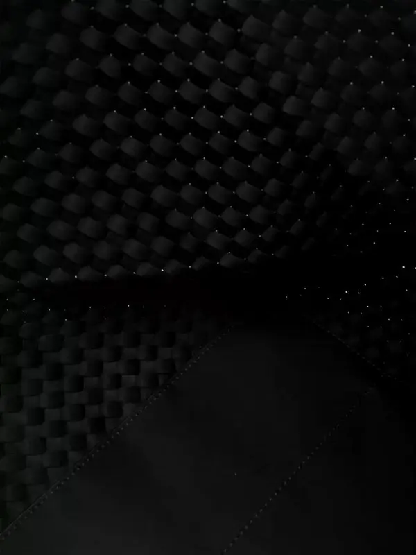 NAGHEDI Woven Tote Bag - Black