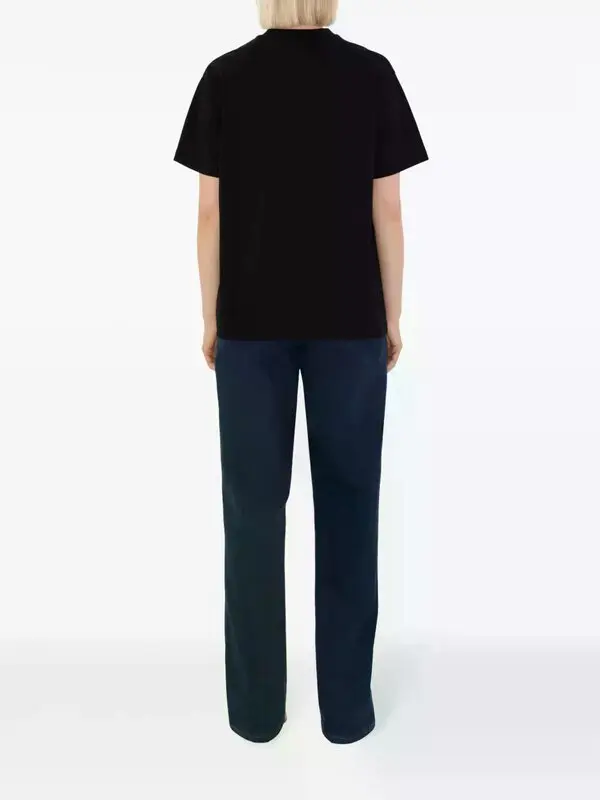 Burberry Check-pocket T-shirt - Black