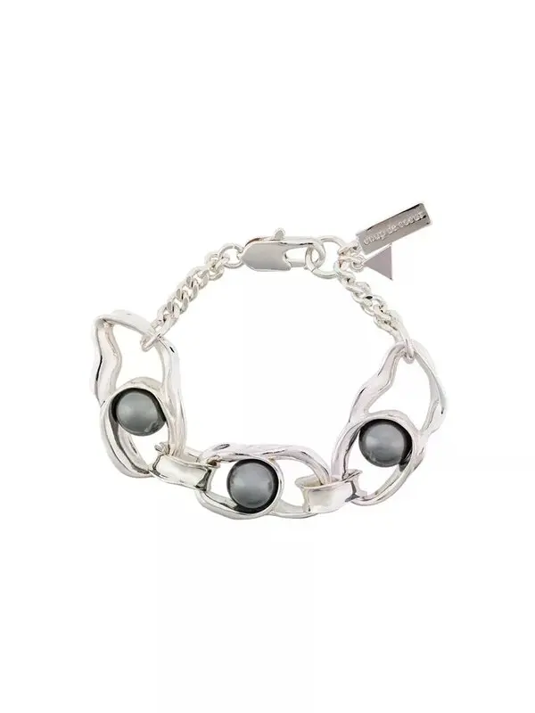 COUP DE COEUR Liquid Pearl Bracelet - Silver