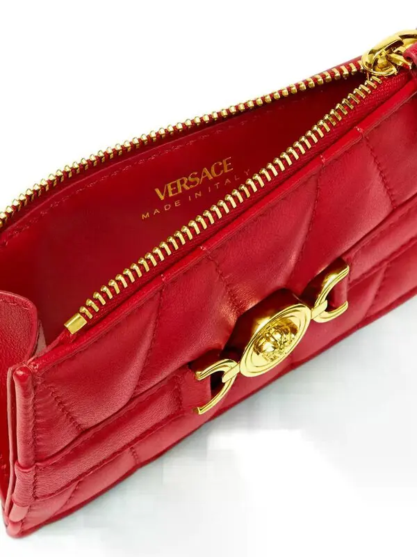 Versace Medusa '95 Quilted Nappa Card Holder