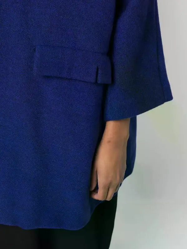 DANIELA GREGIS Wool Bell-sleeve Coat