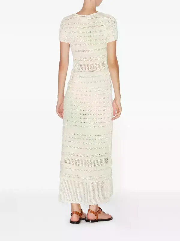 MARANT ETOILE Aurore Crochet Knit Dress
