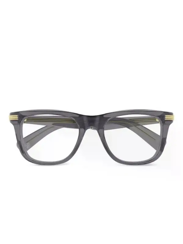 Cartier Square-frame Glasses - Grey