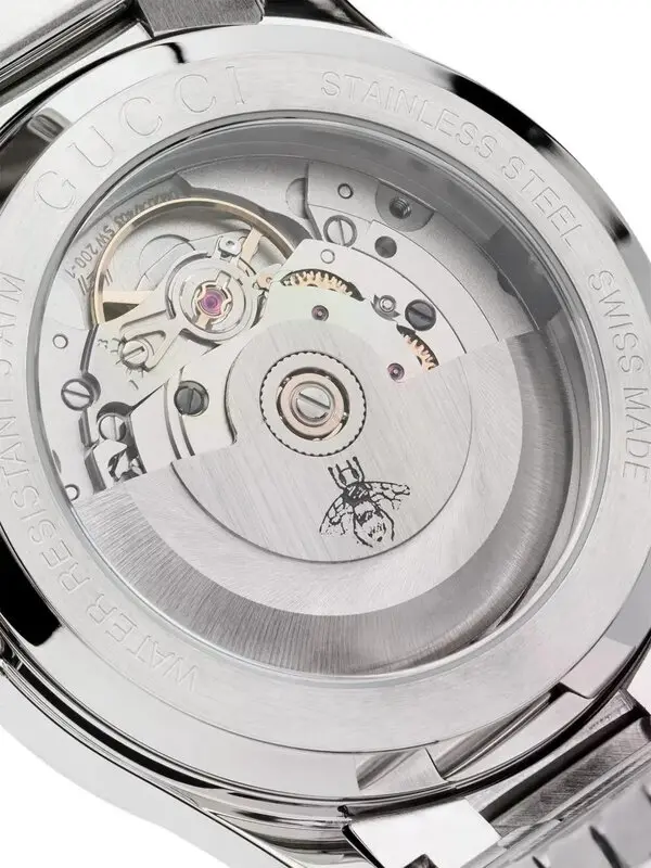 Gucci G-timeless Automatic 38mm Watch With Bee Motif