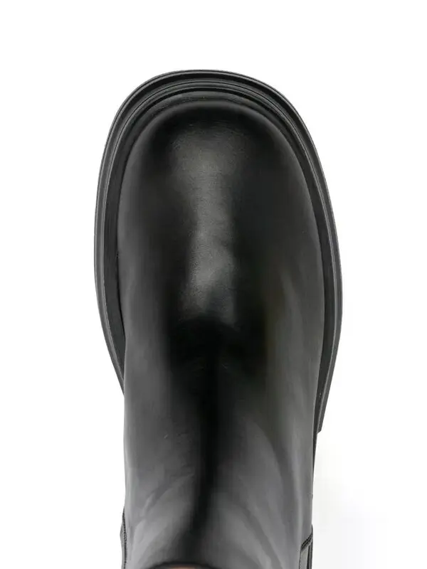 TOD'S Gomma 84k Leather Ankle Boots