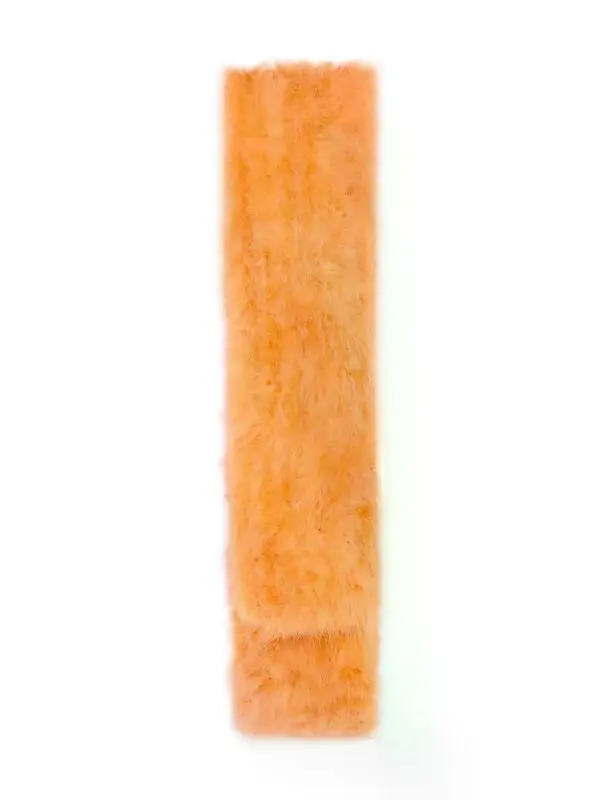 YVES SALOMON Feather Shawl - Orange