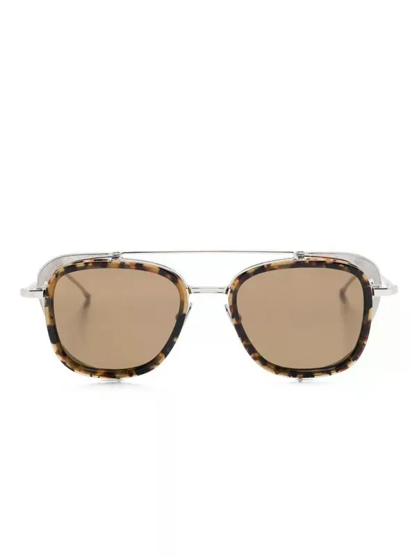 Thom Browne Side-shield Sunglasses - Silver