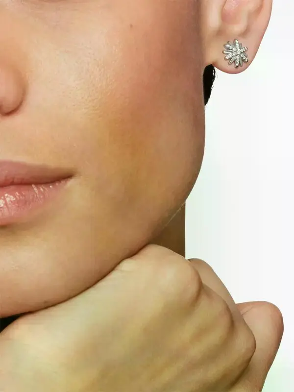 David Yurman Petite Starburst Diamond Stud Earrings