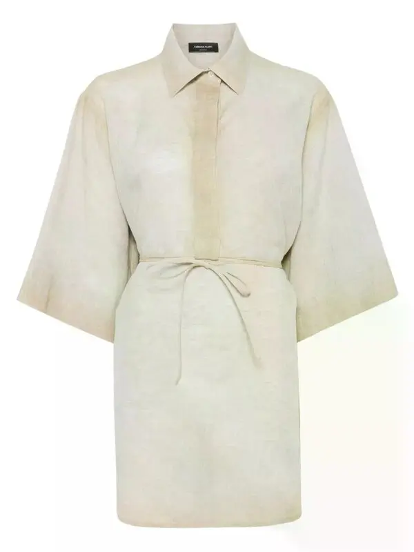 Fabiana Filippi Linen Tunic Shirt Dress