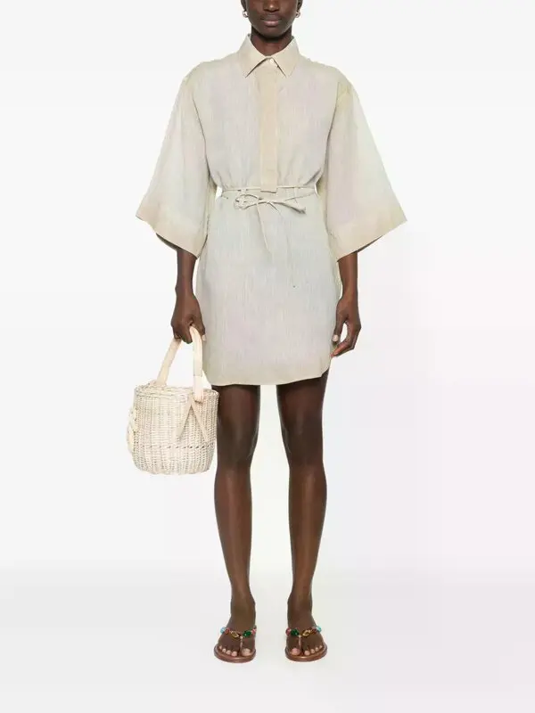 Fabiana Filippi Linen Tunic Shirt Dress