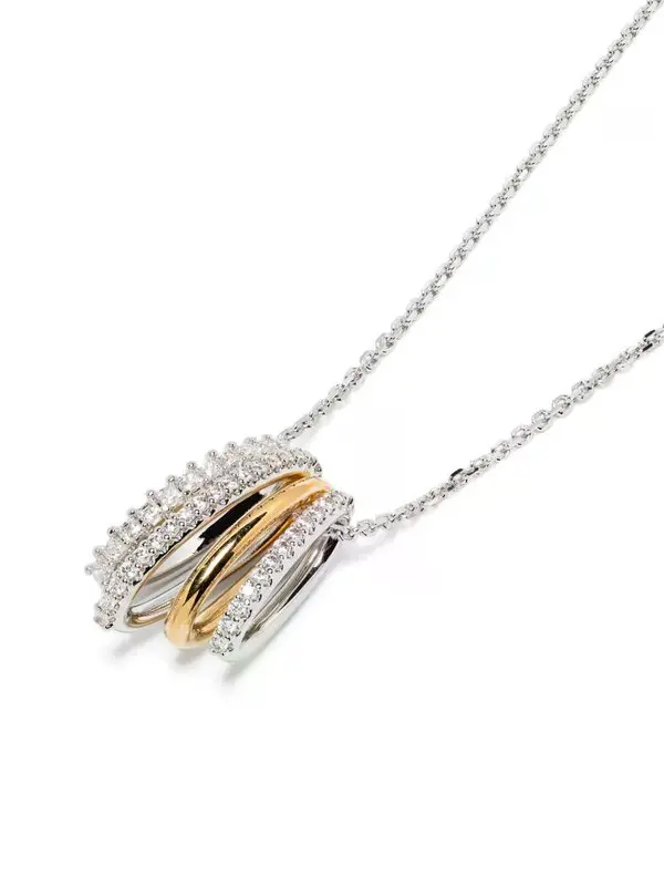 SWAROVSKI Hyperbola Pendant Necklace - Silver