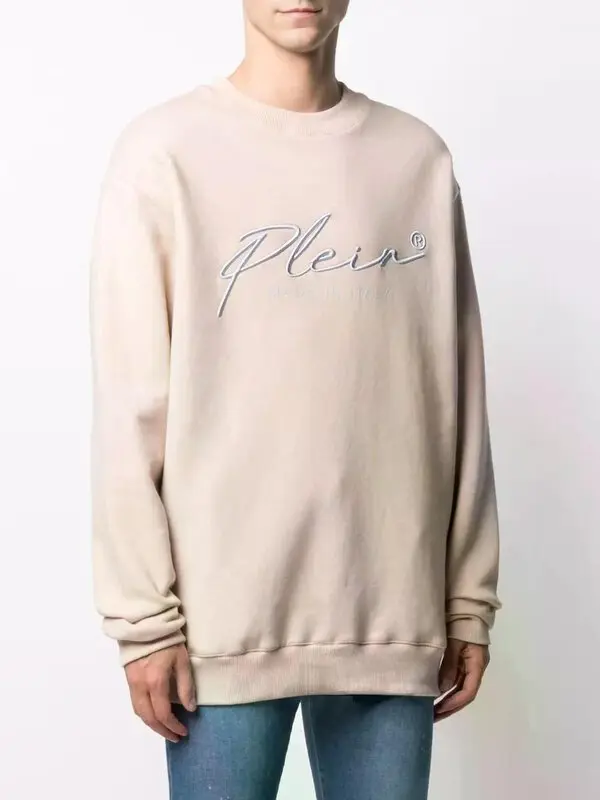 Philipp Plein Embroidered Logo Sweatshirt